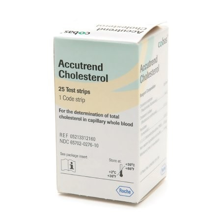 Accutrend Cholesterol Test Strips 25/Vial - 5213312160