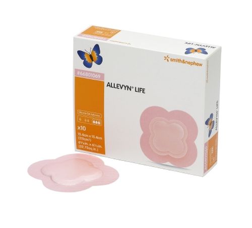 Smith & Nephew Allevyn Life 66801069 | 6 1/16 Inch x 6 1/16 Inch by ...