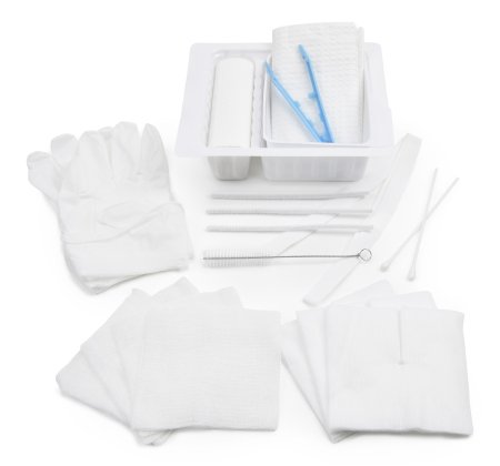 McKesson Tracheostomy Care Tray - Sterile | Blowout Medical