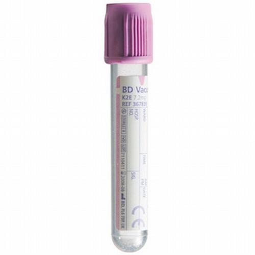 BD Vacutainer Blood Collection Tube | K2 EDTA, 13 x 100 mm
