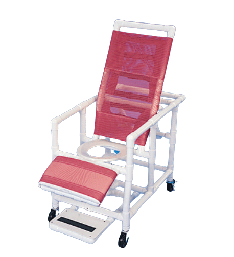 Healthline PVC Shower Commode Chair | Blowout Medical
