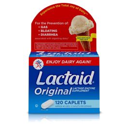 Lactaid Original Supplement | Prevent Gas, Diarrhea, and Bloating