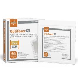 Optifoam Ag Foam Silver Dressing 4 X 4 Inch - MSC9604