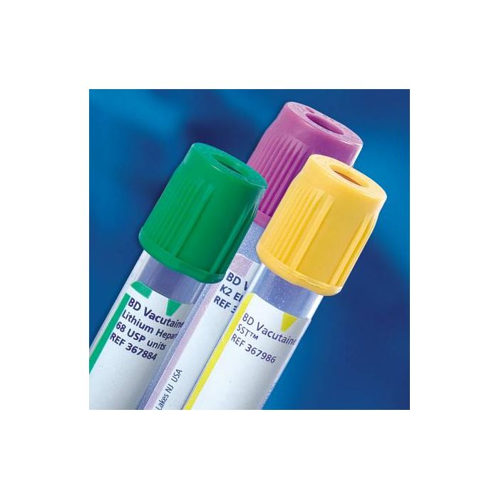 BD Vacutainer Tube, Gold BD Hemogard Closure, 13 x 100mm x 5.0mL 13 X ...