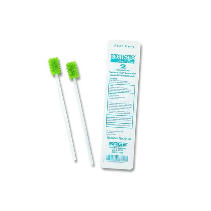 Toothette Plus+ Oral Swabs Premoistened With Mouth Refresh Solution ON ...