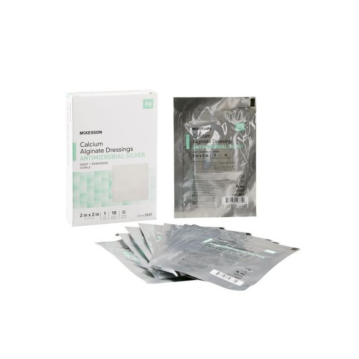 Calcium Alginate Wound Dressing with Silver | Antimicrobial Care by ...