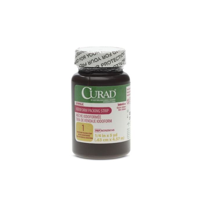 CURAD Sterile Iodoform Packing Strip 1/4" x 5 yds. - NON256145