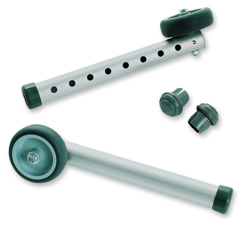 Invacare Fixed Wheels with Rear Glide Tips ON SALE with Unbeatable Prices