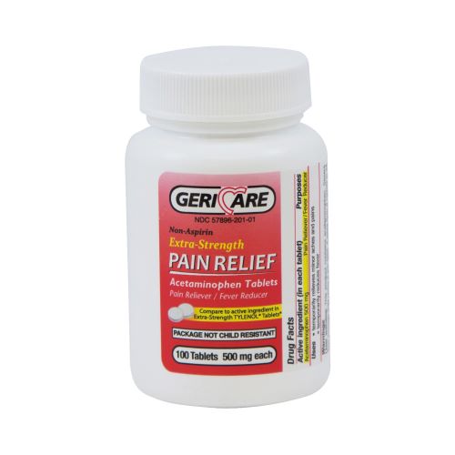 Mckesson Extra Strength Acetaminophen Pain Relief Tablets - 500 Mg ON ...