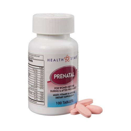 HealthStar Prenatal Vitamin Tablets | Nutrient-Packed Supplement