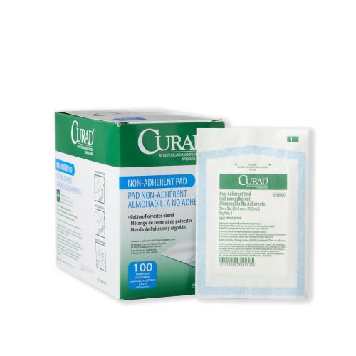 Curad Sterile Non-Adherent Pad | Absorbent & Easy to Cut