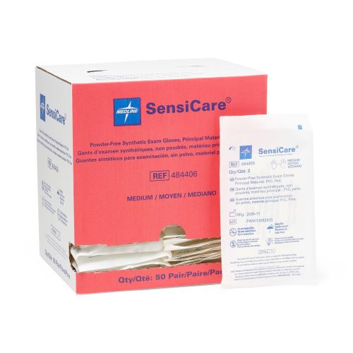SensiCare Powder-Free Stretch Vinyl Sterile Exam Gloves - 484401