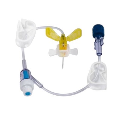 MiniLoc Safety Infusion Set with Y-Injection Site, 22G x 0.75 | Blowout ...