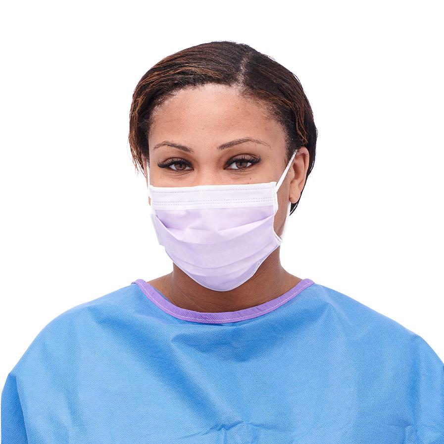 Medline High-Protection ASTM Level 3 Face Masks with Ear Loops ...