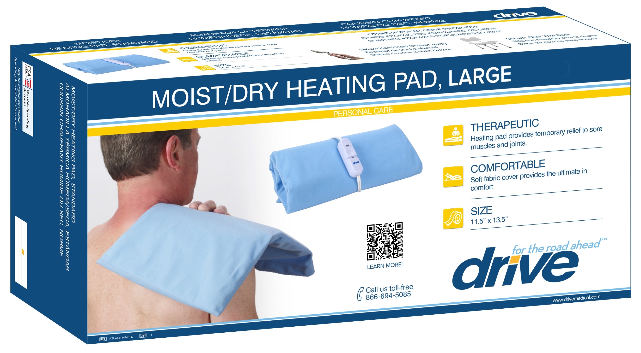 Drive Medical Moist-Dry Heating Pad | Blowout Medical