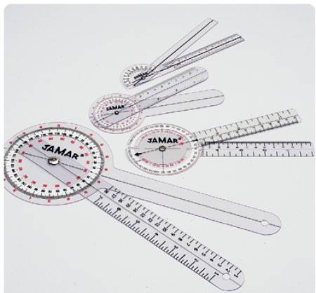 EZ Read Jamar Goniometer 12-1/2 Inch - Accurate Degrees Measurement