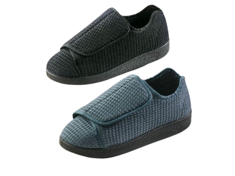 Men's Extra Extra Wide Slip Resistant Slippers by Silverts