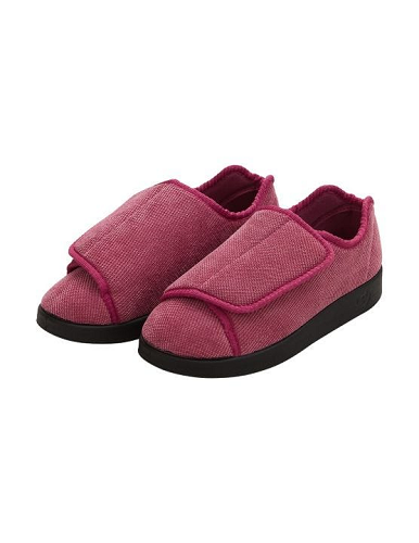 Women's Extra Extra Wide Easy Closure Slippers by Silverts