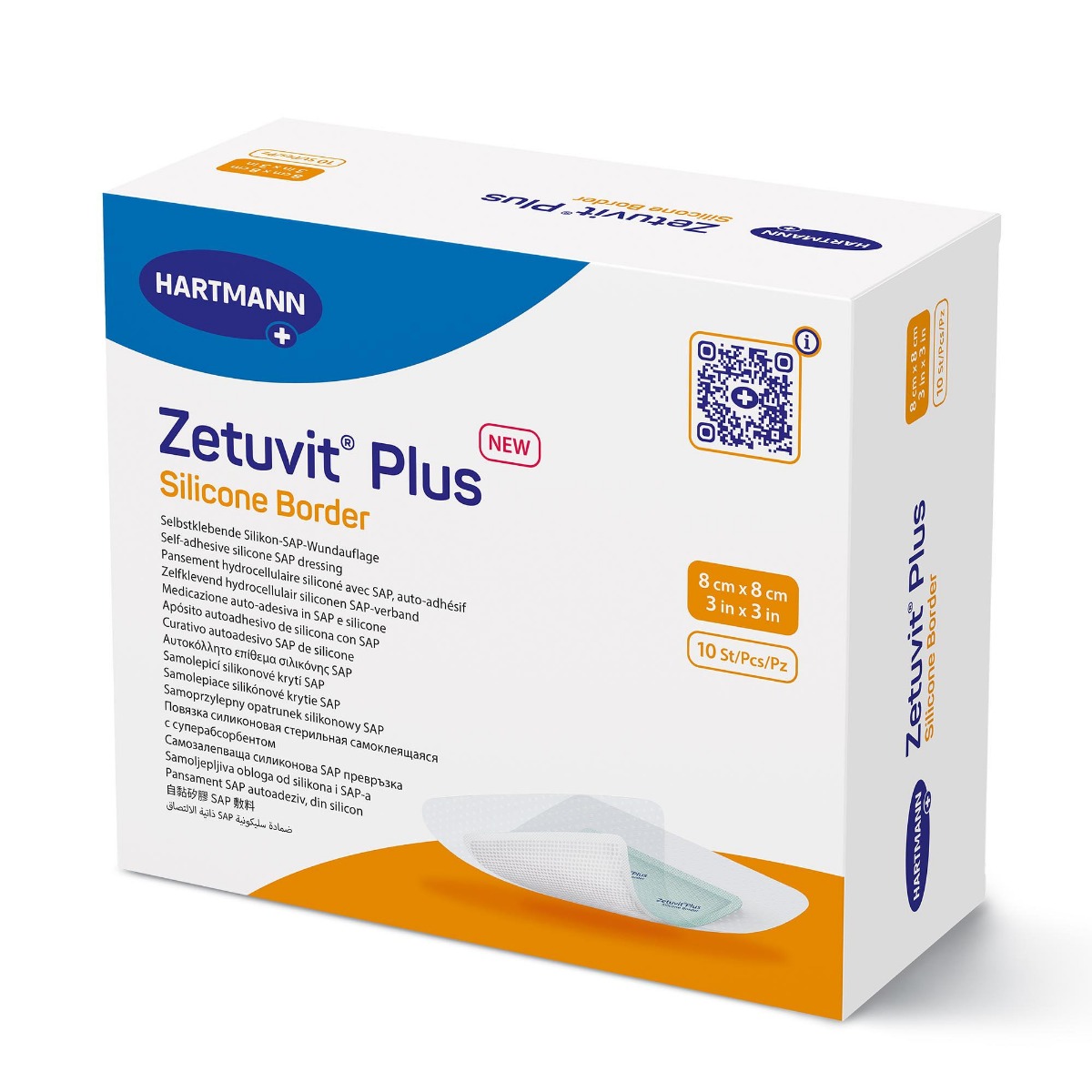 Zetuvit Plus Silicone Bordered Wound Dressings | Blowout Medical